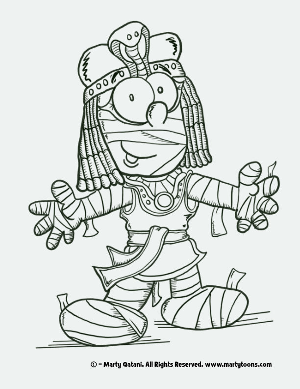 egyptian soldier coloring pages